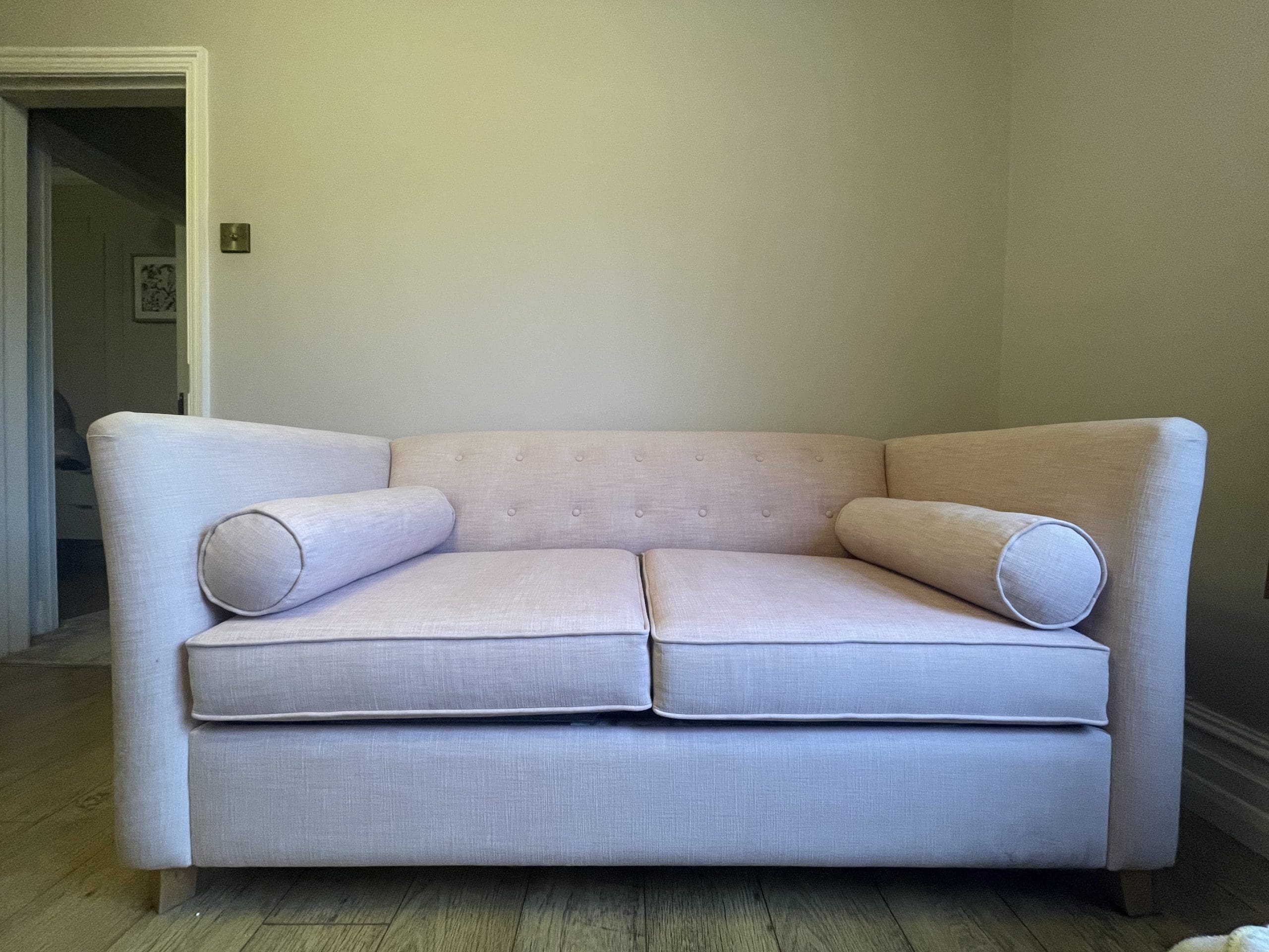 Pink Gastard Sofa Bed from WILLOW & HALL – Sofalistic | The Sofa Marketplace, buy and sell ...
