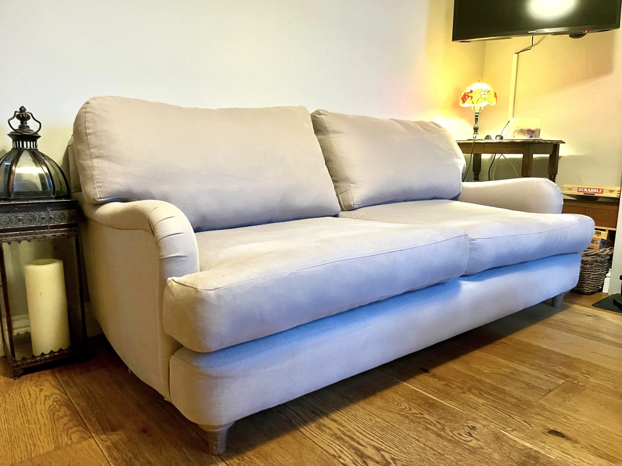 Loaf Sofa, Oatmeal, Brushed Linen. RRP: £1895! – Sofalistic | The Sofa ...