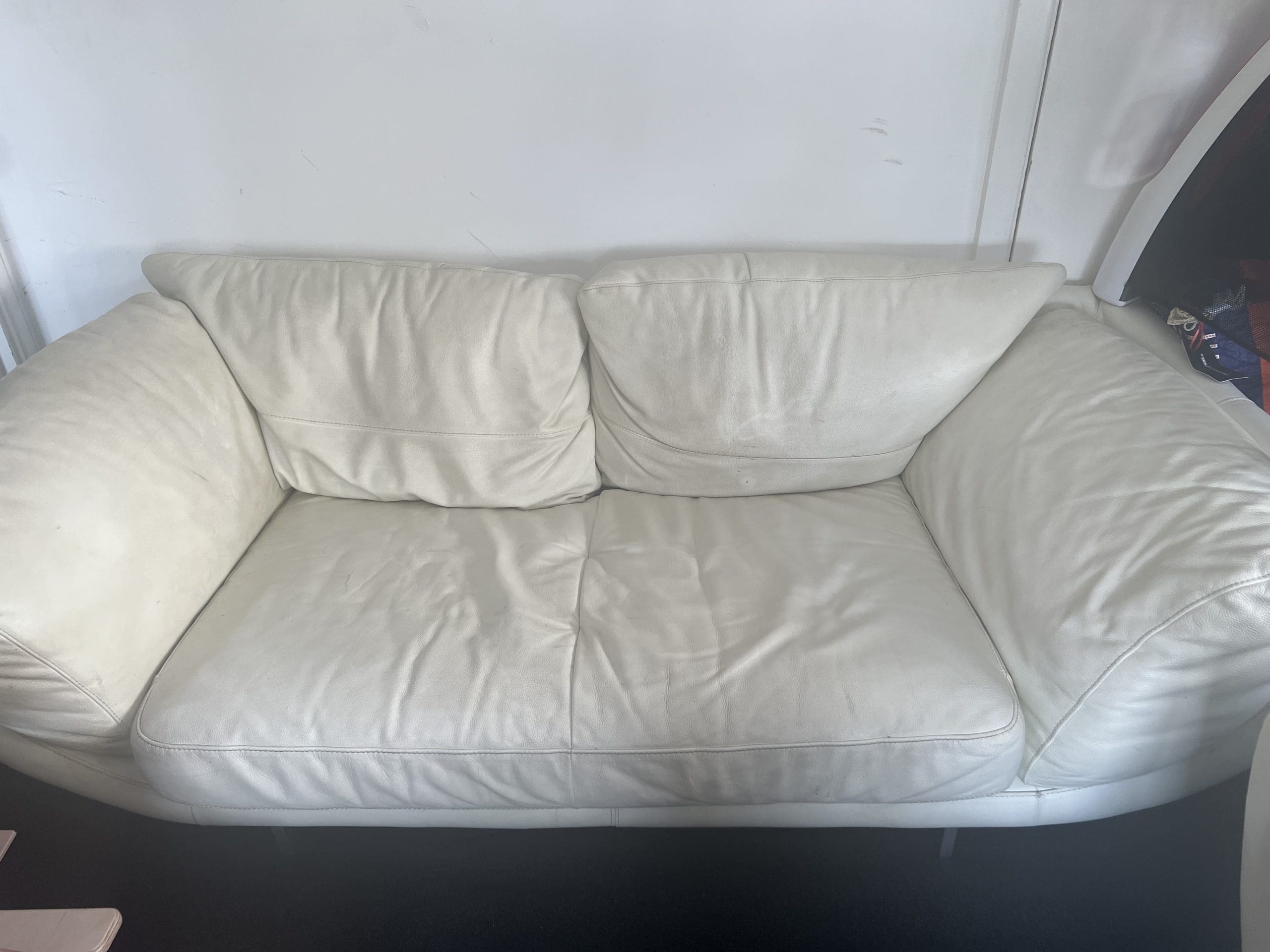 DFS Cream Leather Suite – Sofalistic | The Sofa Marketplace, buy and ...