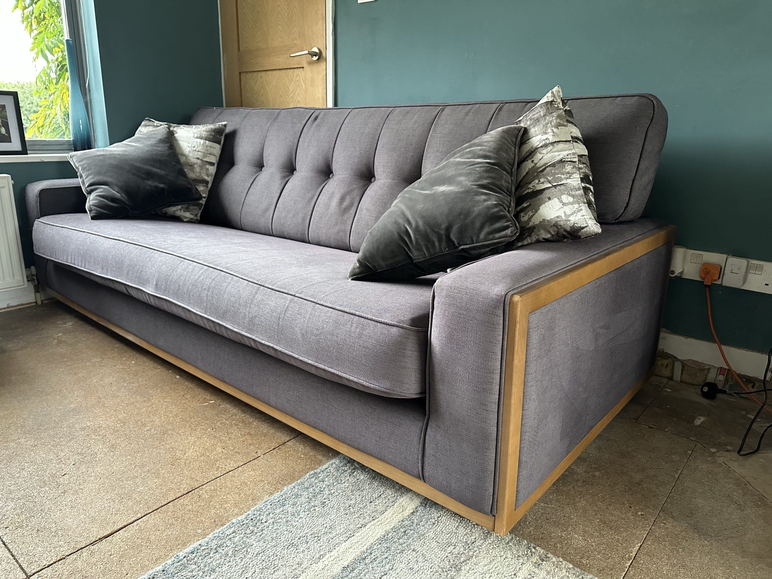 G Plan Vintage 59 (now known as Agatha)- 4 seater sofa in ‘tonic’- grey/blue – Sofalistic | The ...