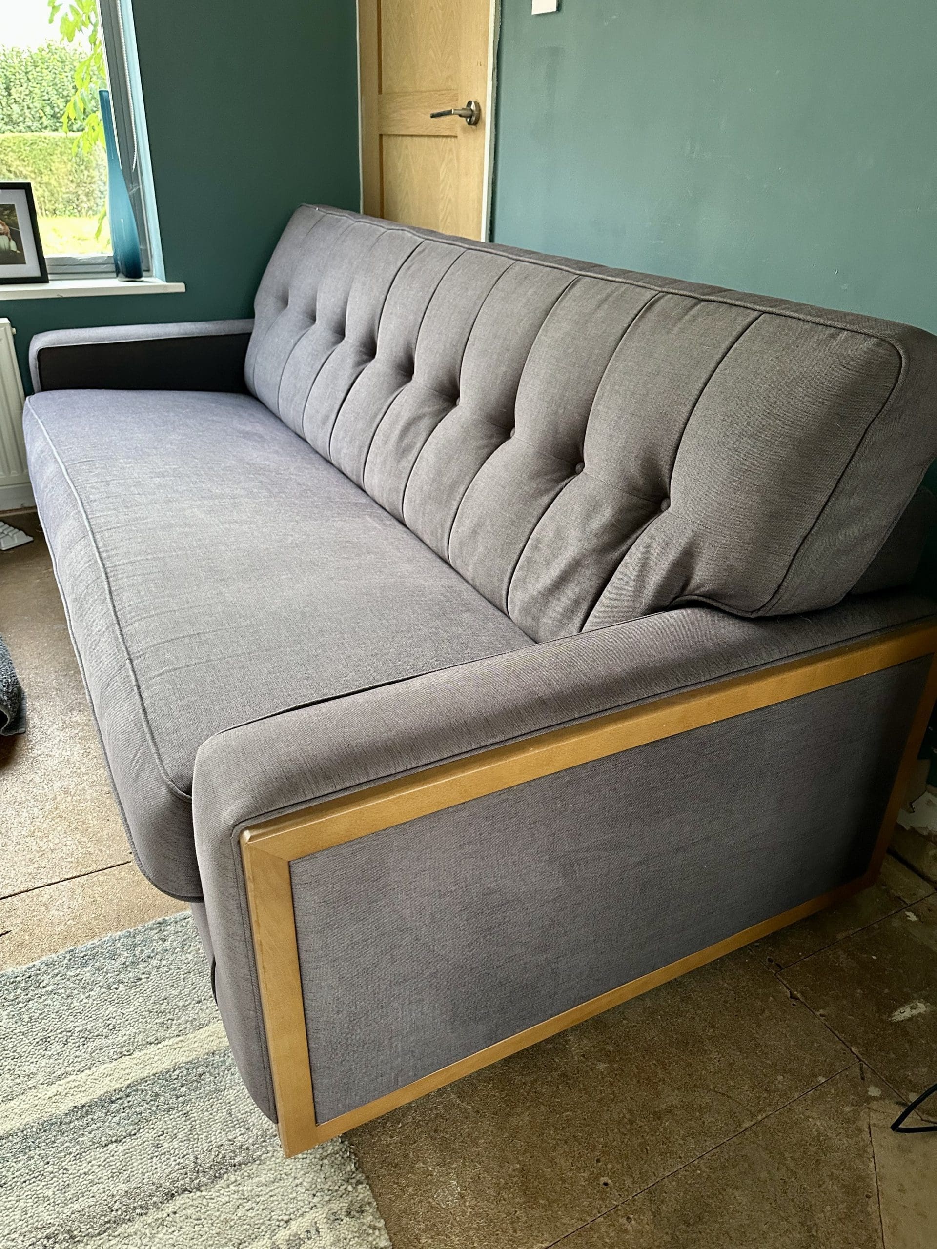 G Plan Vintage 59 (now known as Agatha)- 4 seater sofa in ‘tonic’- grey/blue – Sofalistic | The ...