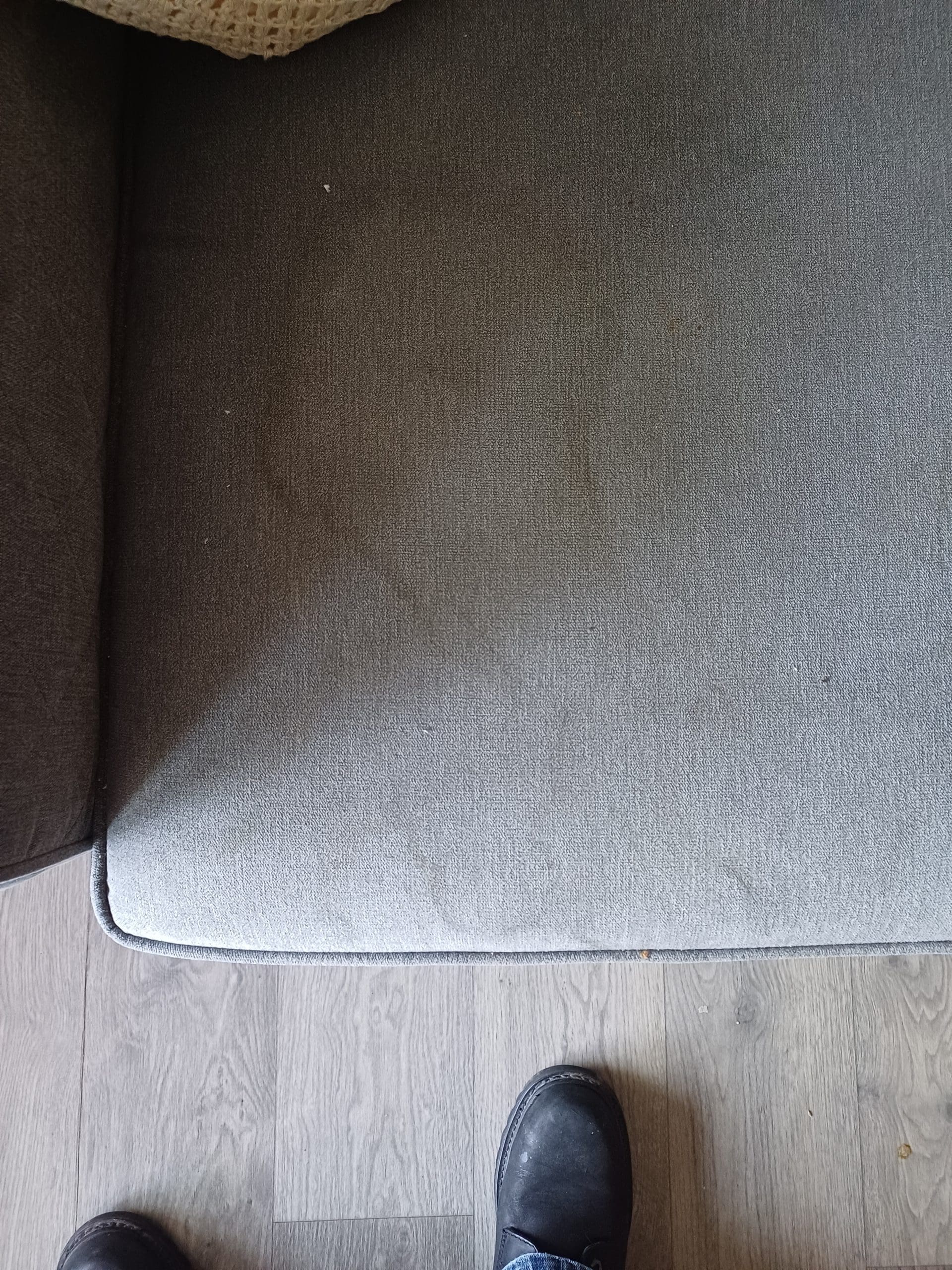 DFS ORCA left hand corner unit plus storage foot stall in graphite ...