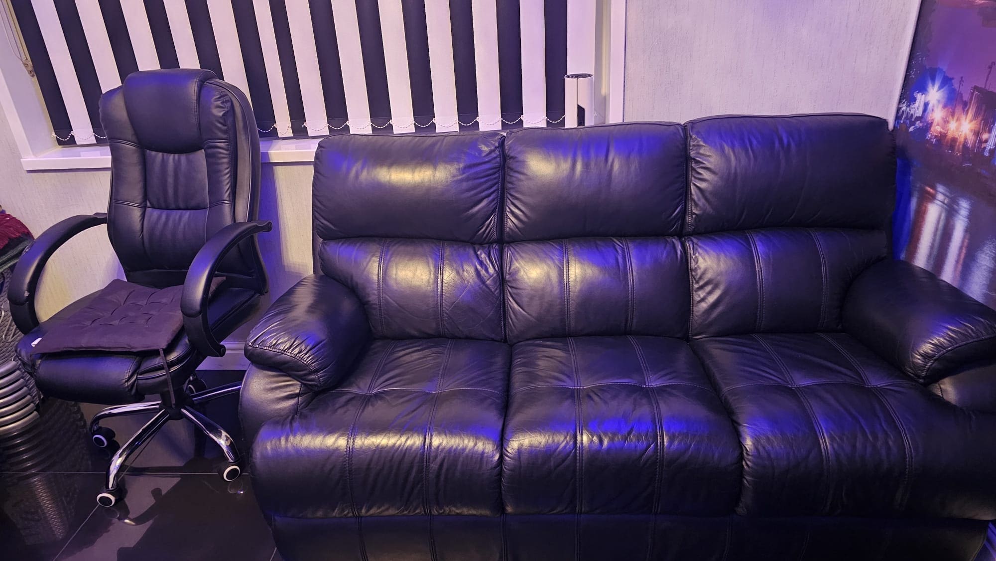 3x Leather Sofa from Sofology Solihull Sofalistic The Sofa Marketplace buy and sell preloved sofas nationwide