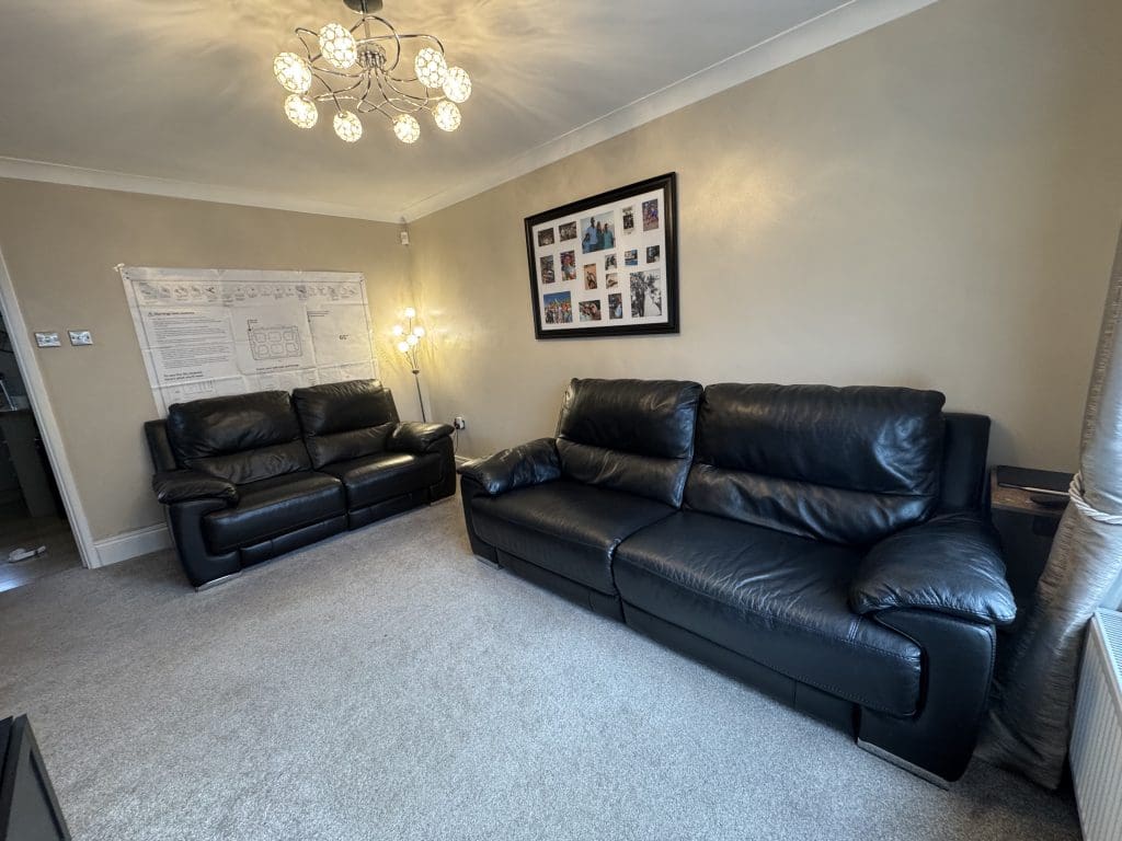 DFS Falcon Black Leather Power Recliner 2 & 3 Seater Set – Sofalistic ...