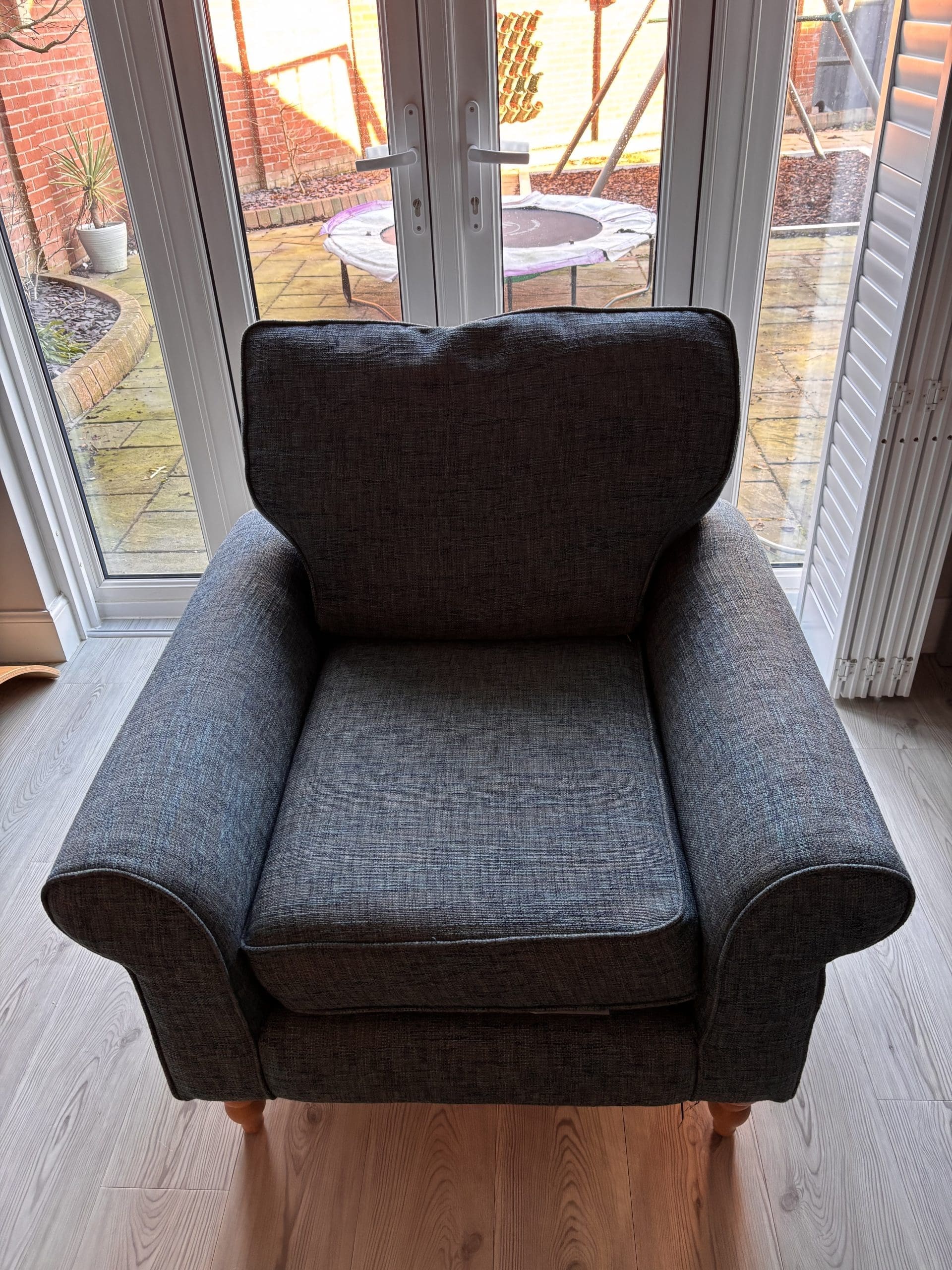 Next Mallory sofa & 2 chairs set, including grande Sherlock wingback ...