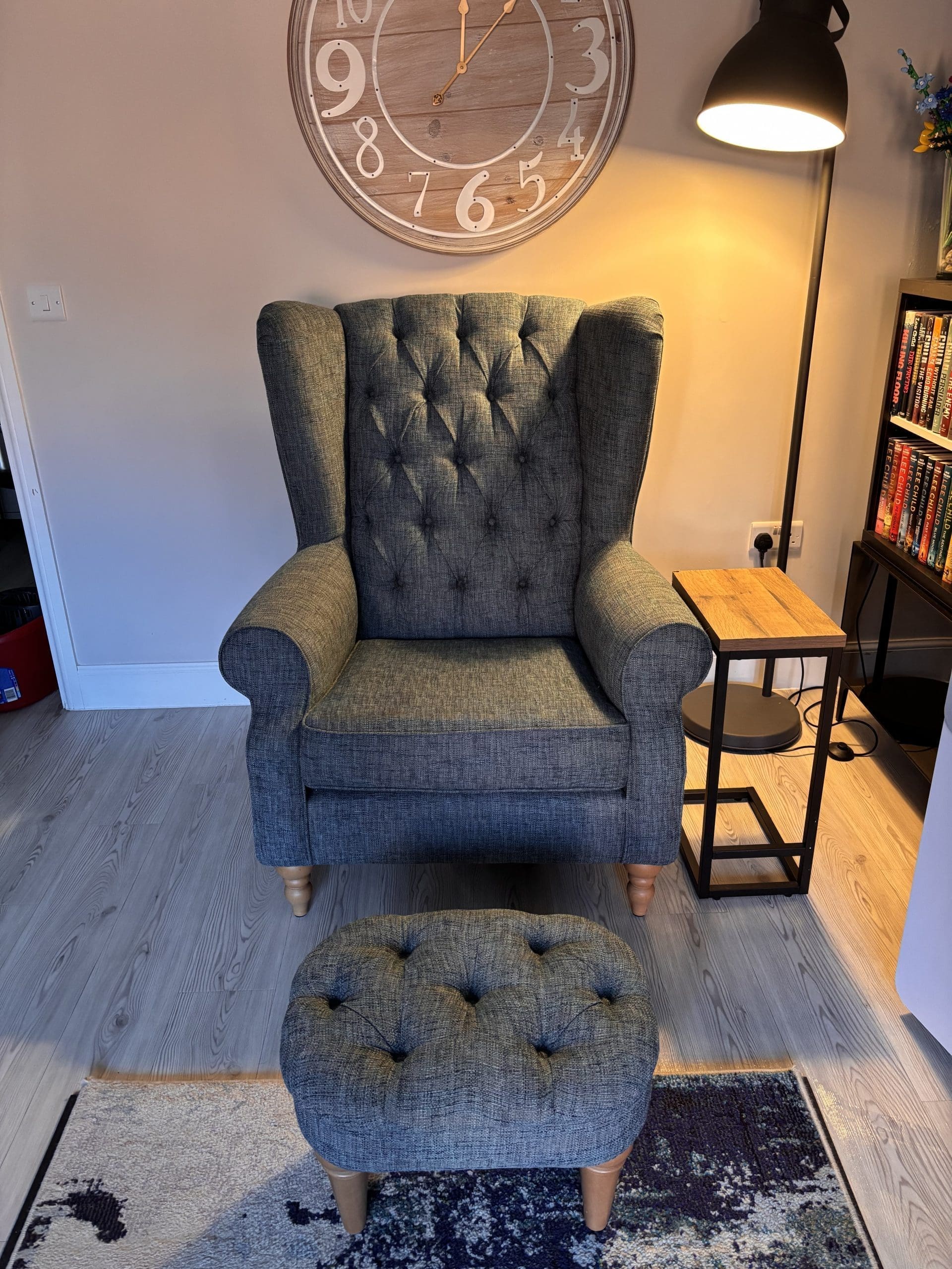 Next Mallory sofa & 2 chairs set, including grande Sherlock wingback ...