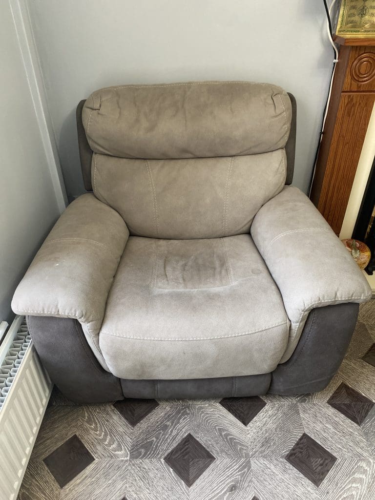 DFS Corey Power Recliner Chair, Silver/Grey , Sofa – Sofalistic | The ...