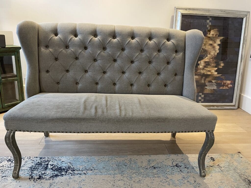 Peppermill Interiors – Classic 3 seater dining bench with backrest ...