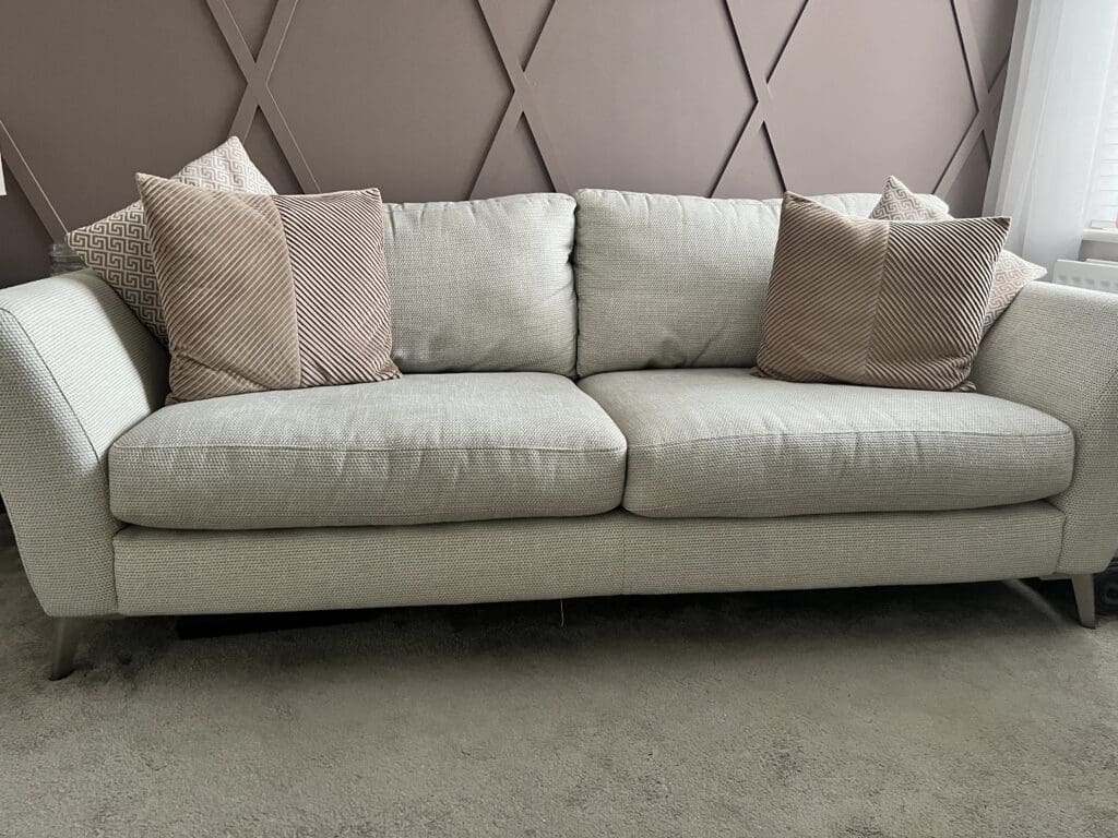 3 seater sofa and cuddle chair, from DFS and brand is house beautiful ...