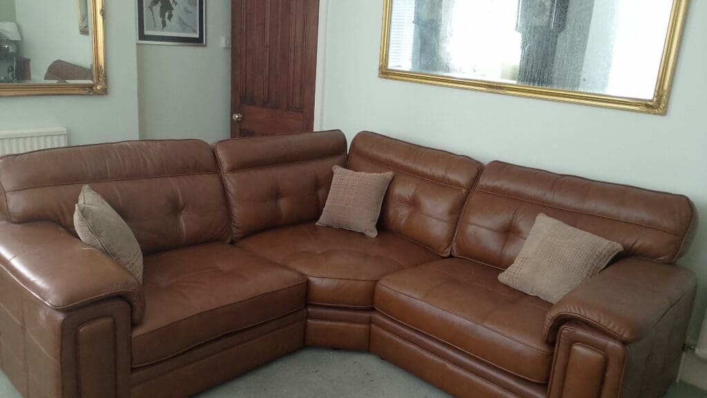 SCS Brown Leather Corner Sofa – Sofalistic | The Sofa Marketplace, buy and sell preloved sofas ...