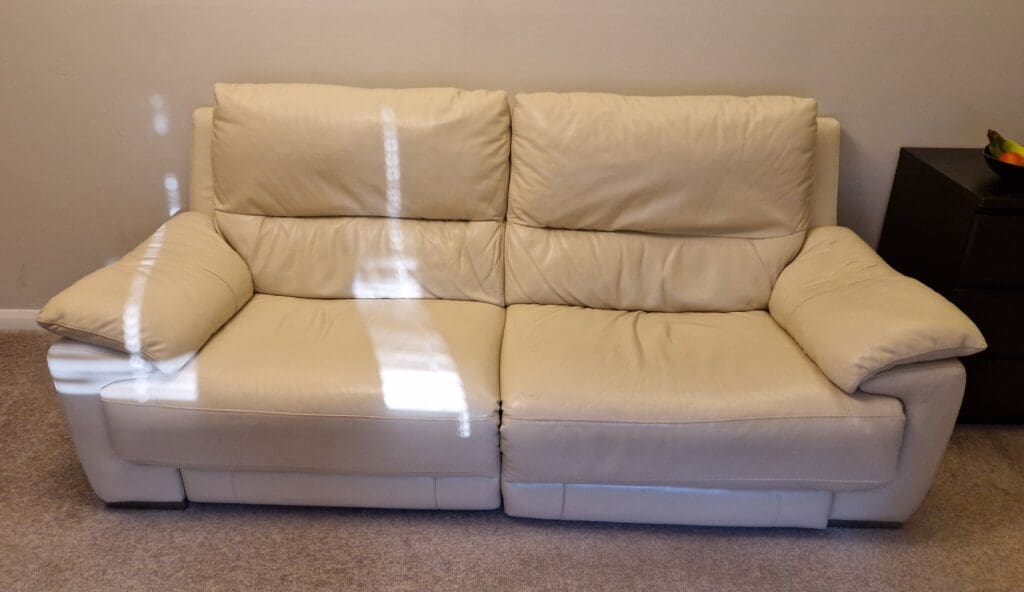 DFS Cream Electric Recliner 3 Seater Sofa – Sofalistic | The Sofa ...