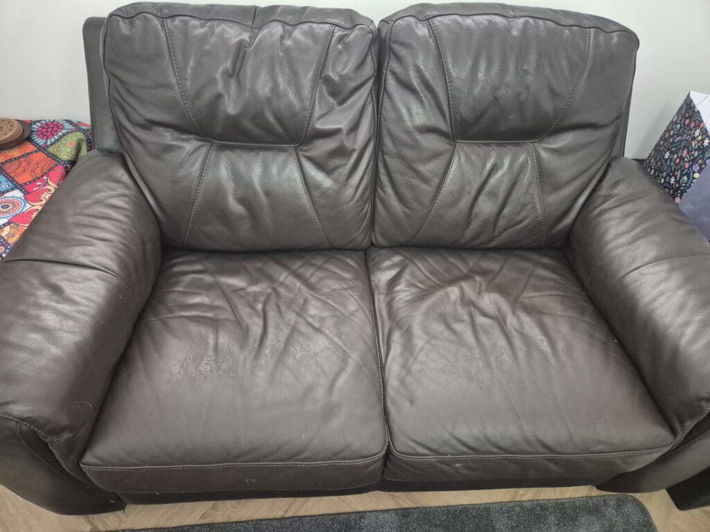 DFS 2 Seater leather sofa – Sofalistic | The Sofa Marketplace, buy and ...