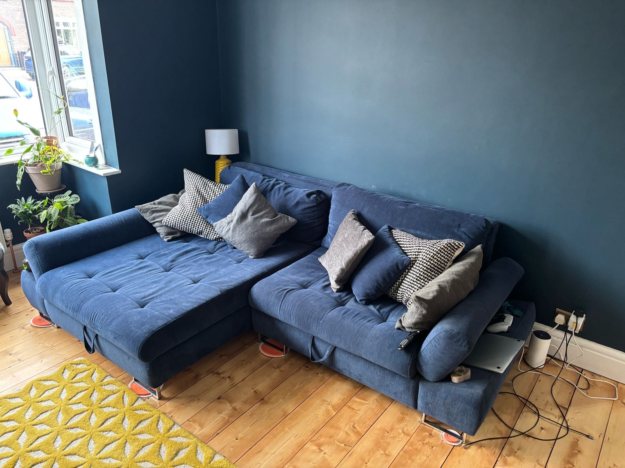 Blue corner sofa – Sofalistic | The Sofa Marketplace, buy and sell ...