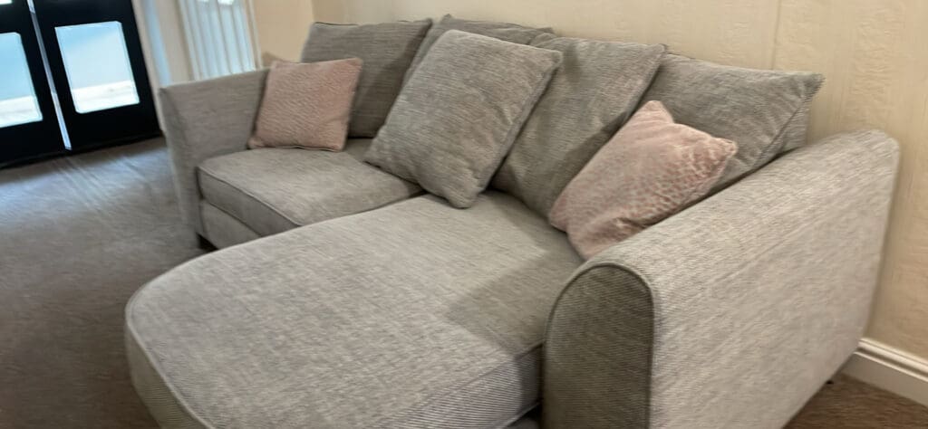 DFS Lorella grey 4 seater lounger – Sofalistic | The Sofa Marketplace ...