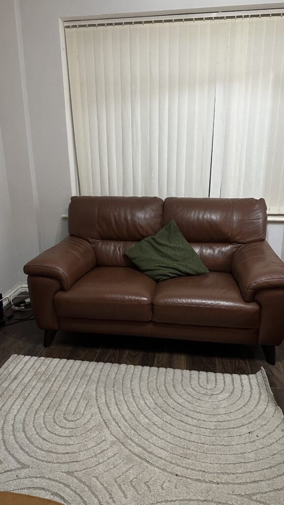Dfs tan brown genuine leather sofa set – Sofalistic | The Sofa Marketplace, buy and sell ...
