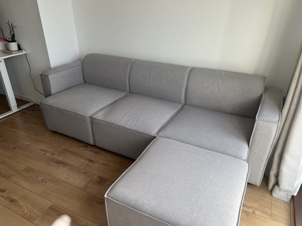 Grey Modular 3 Seater Sofa with Chaise – Sofalistic | The Sofa ...