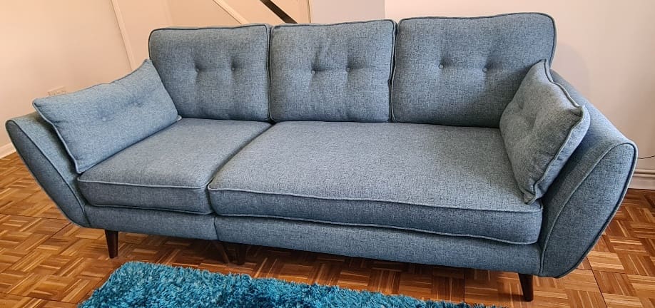 3-yr-old DFS teal 3-seater sofa – Sofalistic | The Sofa Marketplace ...