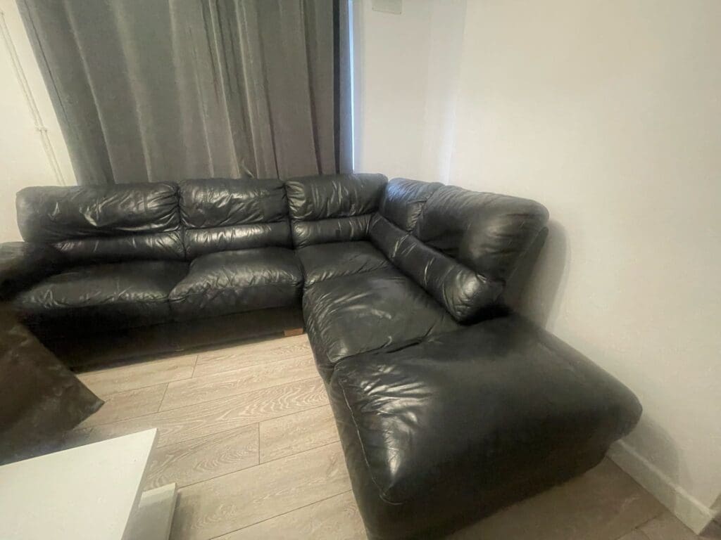 L shape leather sofa coach – Sofalistic | The Sofa Marketplace, buy and ...