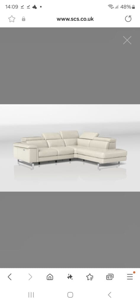 SCS Italian Designer Delebio Corner Sofa – Sofalistic | The Sofa Marketplace, buy and sell ...