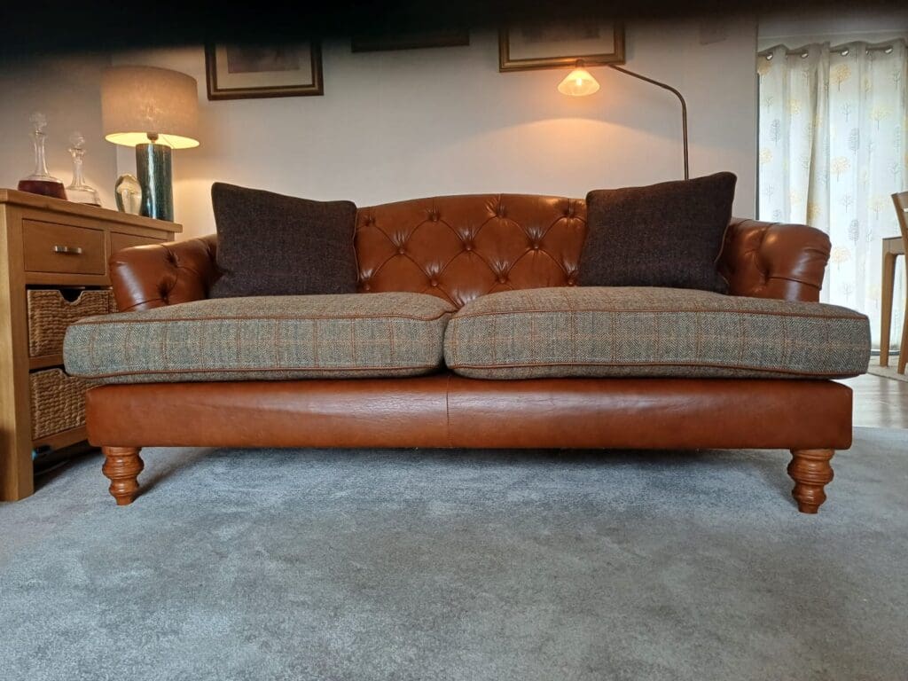 Tetrad leather and tweed sofa – Sofalistic | The Sofa Marketplace, buy ...