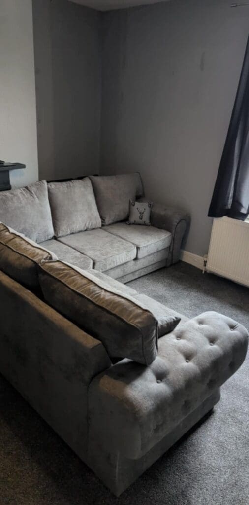 Grey Verona 2c2 corner sofa – Sofalistic | The Sofa Marketplace, buy and sell preloved sofas ...