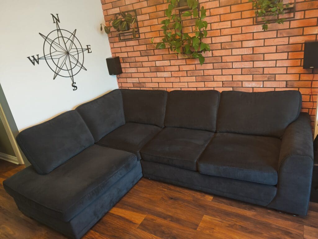 DFS Orka Corner Sofa, Right Hand Facing, Dark Blue/Navy – Sofalistic ...