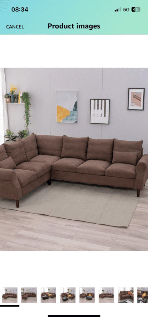 Brand new 6 seater corner sofa for sale in reading uk at a cheap price – Sofalistic | The Sofa ...