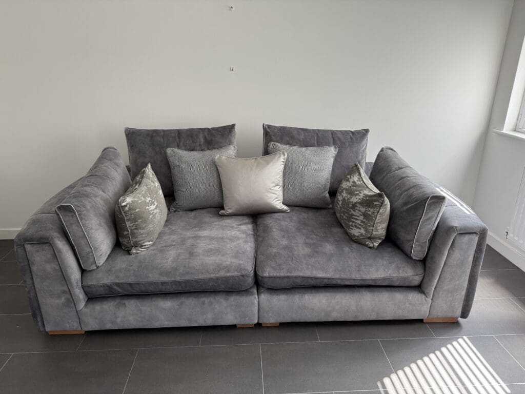 3 Seater/ Split Standard Full Back Light Wood Feet – Sofalistic | The ...