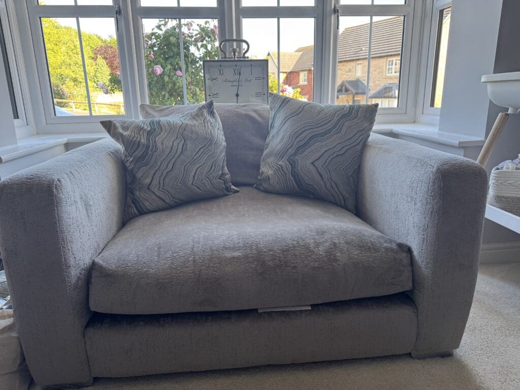 Barker and Stonehouse CORNELL Snuggle Chair in Grey – Sofalistic | The ...