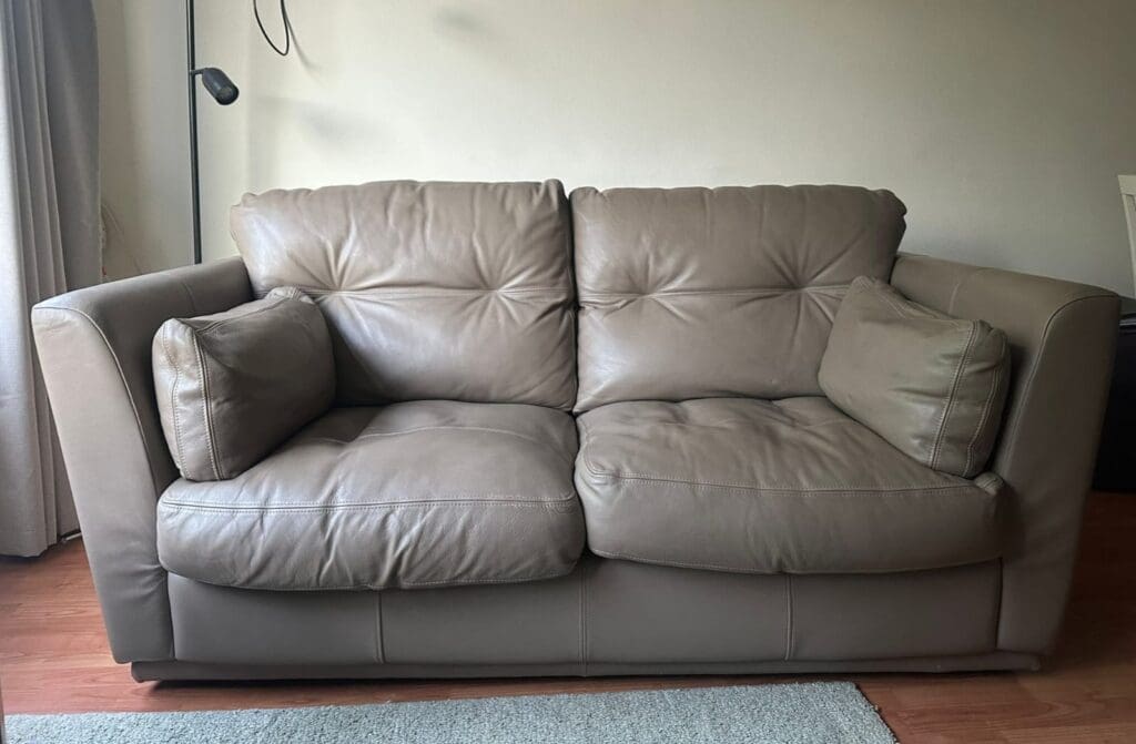 G-Plan Ethos Leather 2/3 Seater Sofa Beige – Sofalistic | The Sofa Marketplace, buy and sell ...