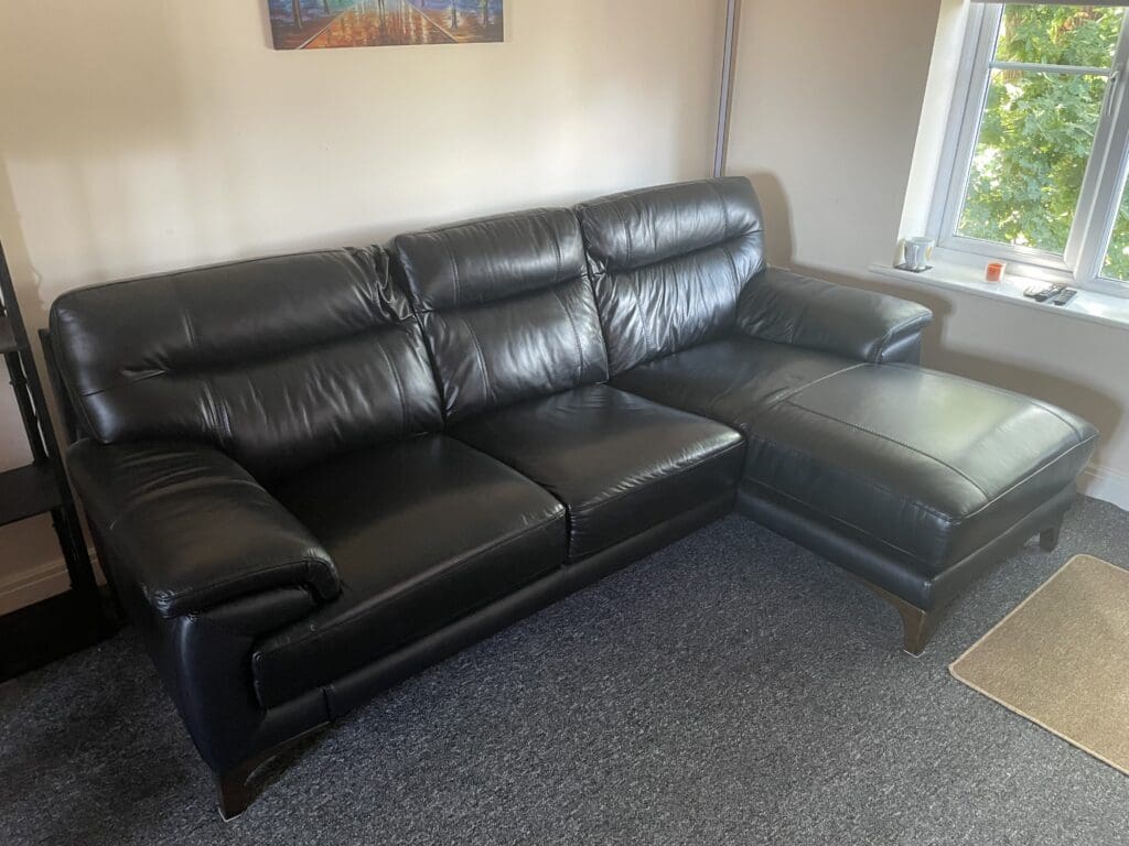 DFS Chaise Right hand facing leather couch. – Sofalistic | The Sofa ...