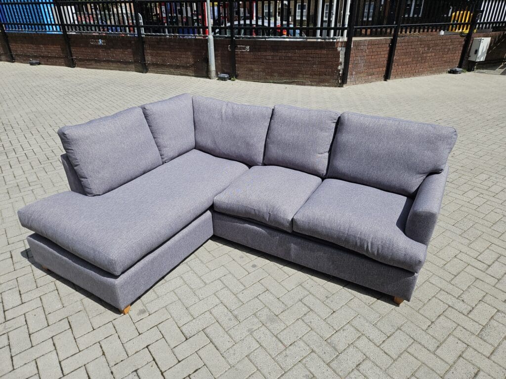 Willow & Hall – Grey – Alderton Chaise Corner Sofa Bed – Sofalistic | The Sofa Marketplace, buy ...