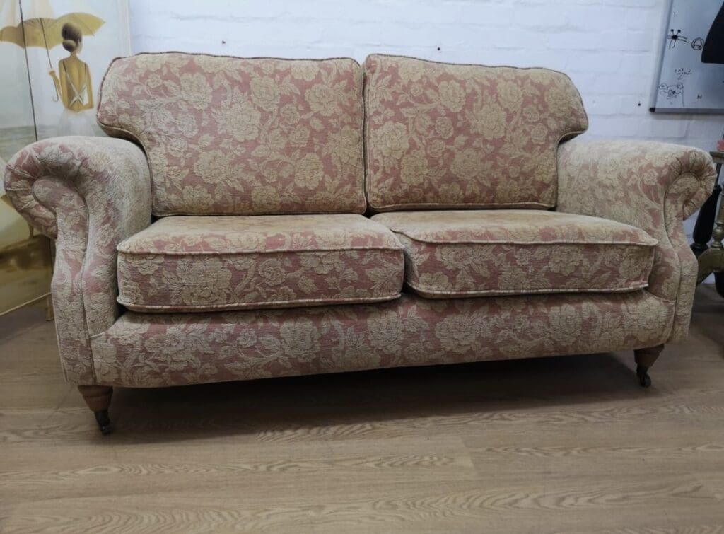Dusky rose floral two seater sofa by Sofa Sofa – Sofalistic | The Sofa ...
