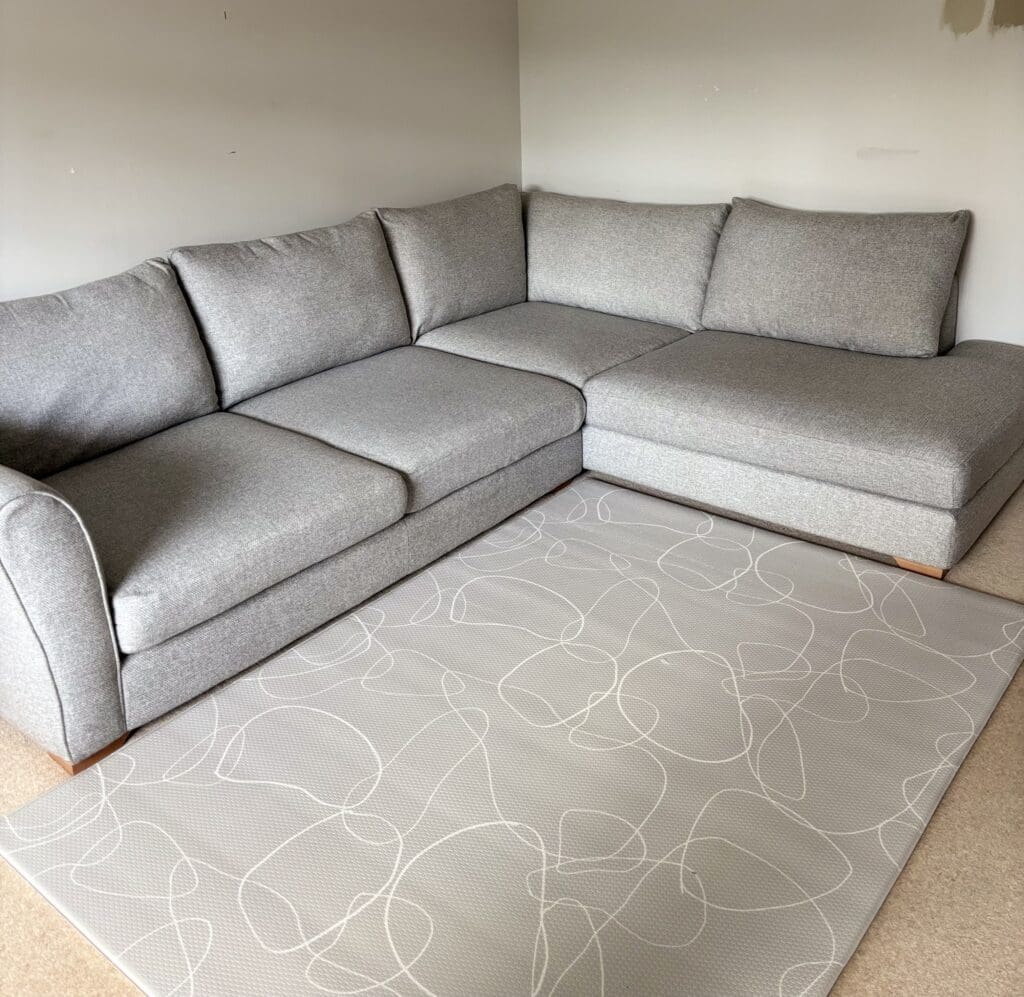 DFS Saphina Left Corner Sofa – Grey – Sofalistic | The Sofa Marketplace ...