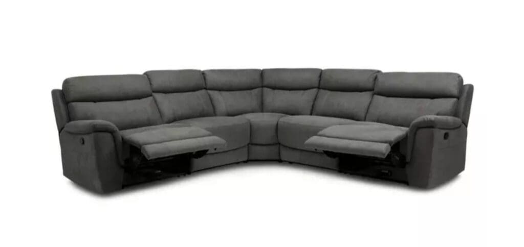 DFS resilience electric blue motorised corner sofa – Sofalistic | The ...