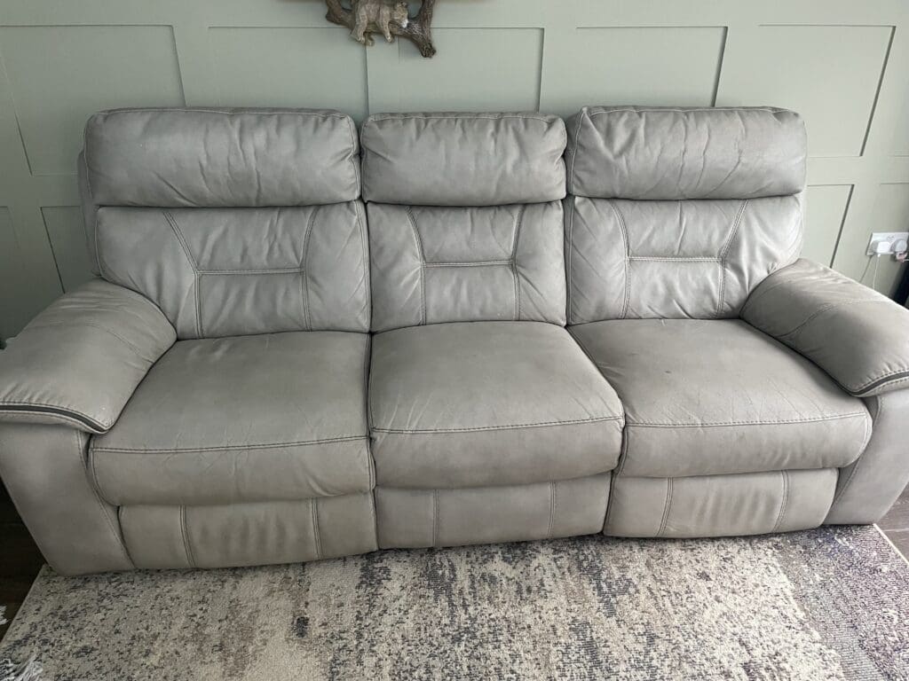 DFS Grey Foster Resilience Electric Recliner 3 Seater – Sofalistic ...