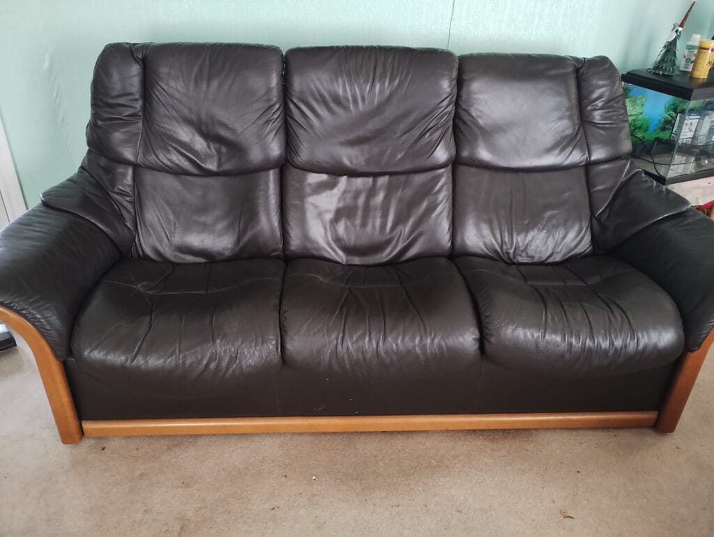 Dark Brown 3 seater settee – Sofalistic | The Sofa Marketplace, buy and sell preloved sofas ...