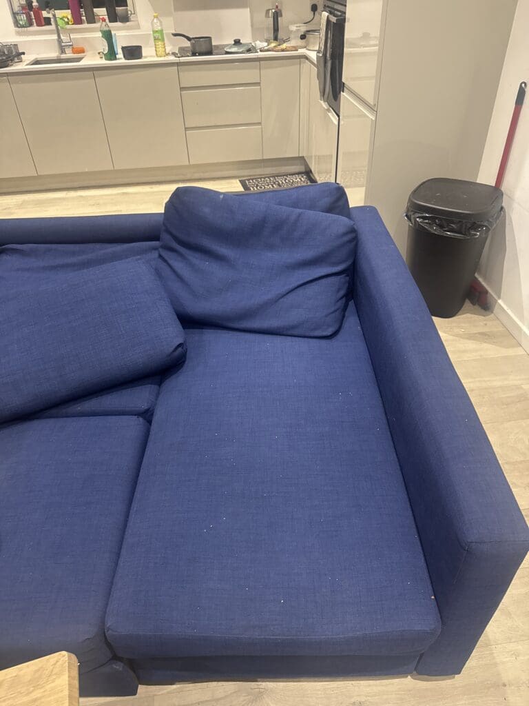 Frighten blue sofa – Sofalistic | The Sofa Marketplace, buy and sell ...